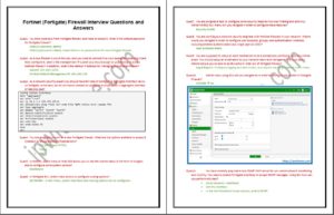 Fortinet Fortigate Firewall Network Interview