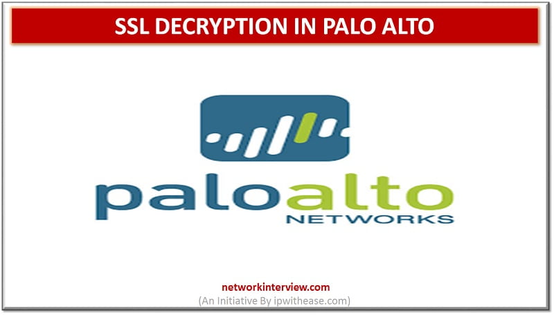 Palo Alto Ssl Decryption Network Interview