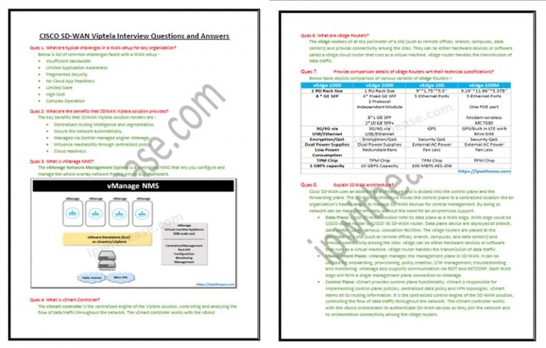 Cisco SD WAN Viptela » Network Interview Cisco SD WAN Viptela » Network Interview