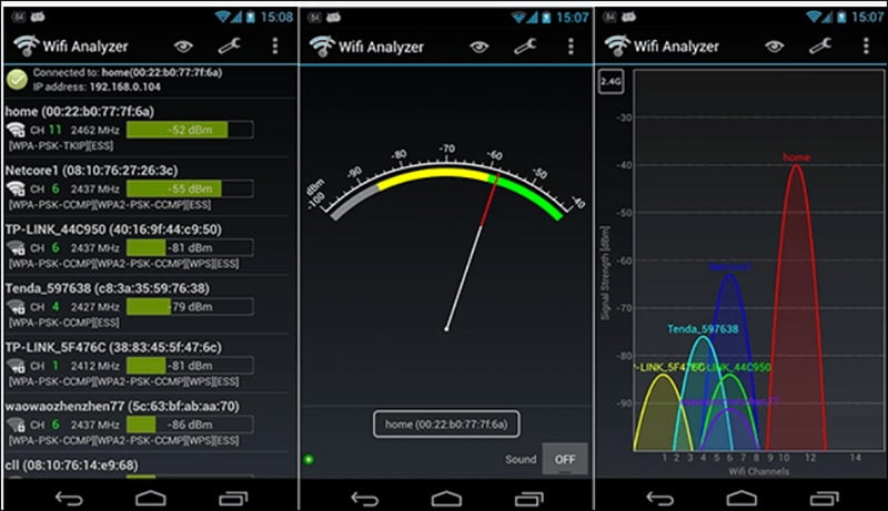 Wi-fi Analyzer for Windows » Network Interview