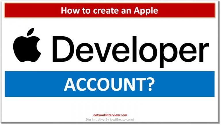 How to create an Apple Developer Account? » Network Interview