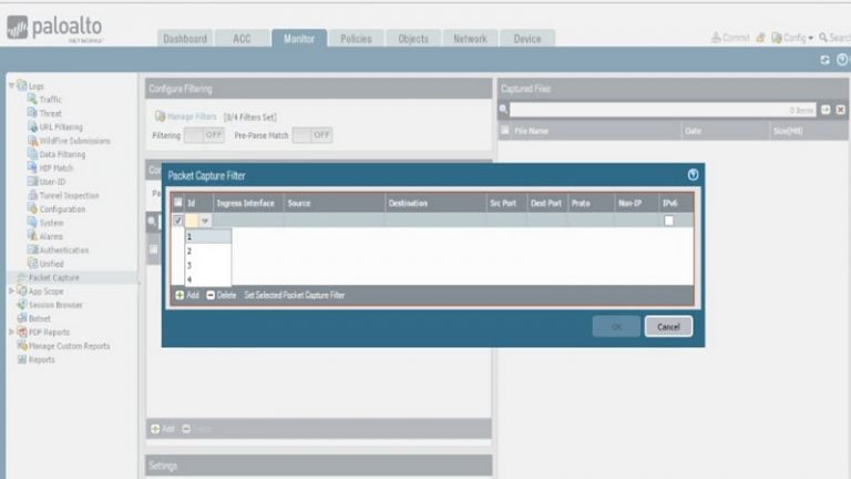 Palo Alto Packet Capture/ Packet Sniffing » Network Interview