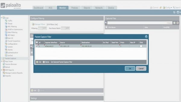 Palo Alto Packet Capture/ Packet Sniffing » Network Interview