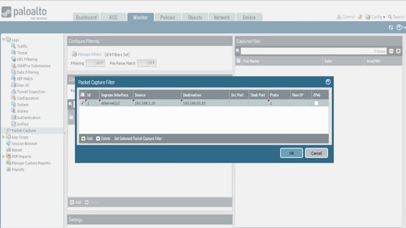Palo Alto Packet Capture/ Packet Sniffing » Network Interview
