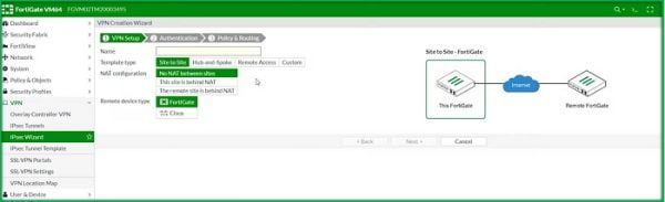 IPSec VPN Configuration: Fortigate Firewall » Network Interview