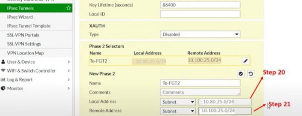 IPSec VPN Configuration: Fortigate Firewall » Network Interview