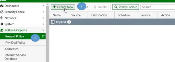 FortiGate Firewall Policy: Rules, Types & Configuration » Network Interview