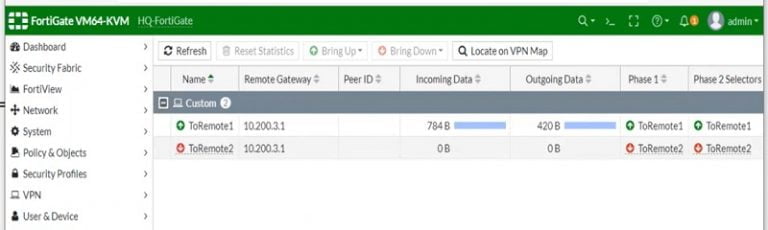 Partial Redundant Route Based VPN FortiGate » Network Interview