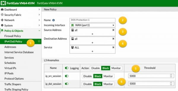 FortiGate UTM (Unified Threat Management) » Network Interview