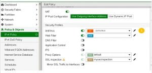 FortiGate UTM (Unified Threat Management) » Network Interview