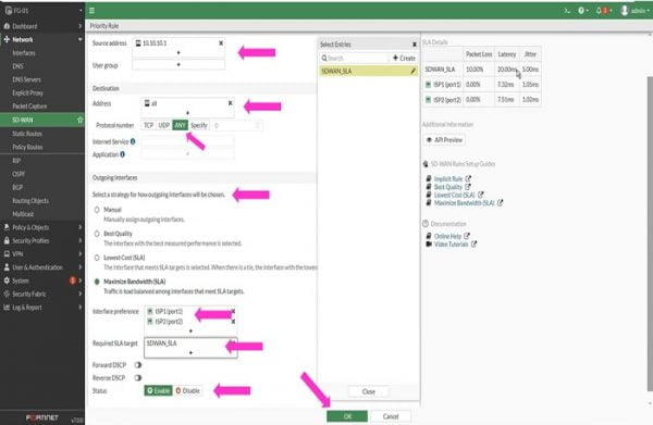 Fortigate: Configuring SD WAN Load balancing for Multiple WAN Links (Step-by-Step Guide ...