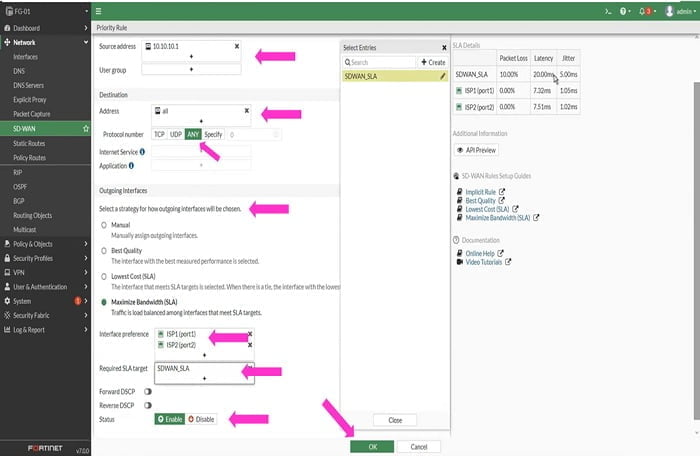 Fortigate: Configuring SD WAN Load balancing for Multiple WAN Links (Step-by-Step Guide ...