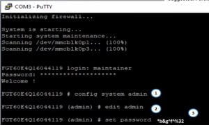 How to Reset FortiGate Firewall with the Factory Default Setting ...