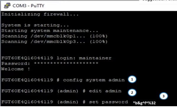 How To Reset Fortigate Firewall With The Factory Default Setting