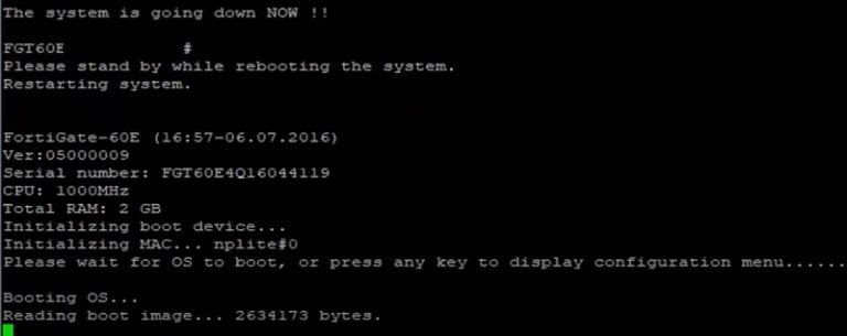 How to Reset FortiGate Firewall with the Factory Default Setting ...