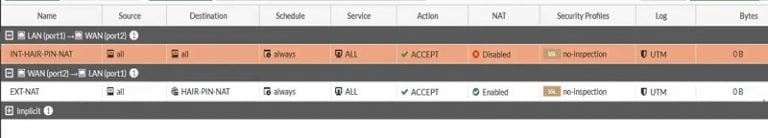 NAT Reflection: FortiGate Firewall » Network Interview