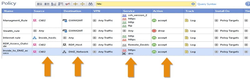 Checkpoint Firewall Policy: Rules & Configuration » Network Interview