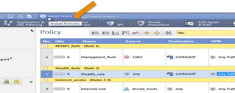 Checkpoint Firewall Policy: Rules & Configuration » Network Interview