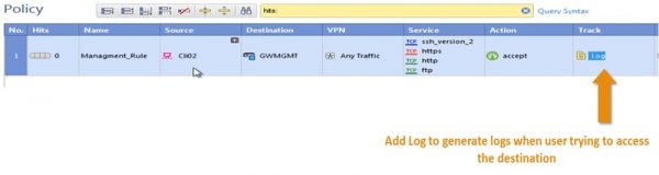 Checkpoint Firewall Policy Rules And Configuration Network Interview