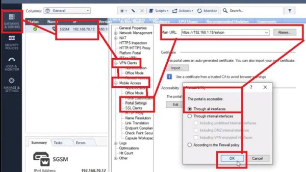 Remote Access VPN Setup and Configuration: Checkpoint Firewall » Network Interview