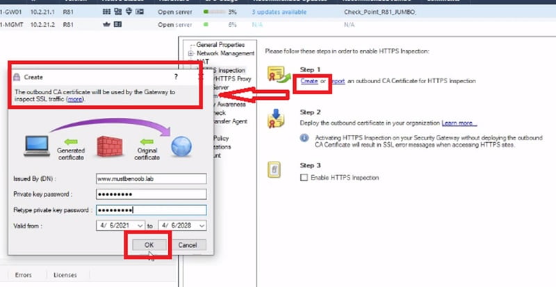 Ssl Inspection In Checkpoint Firewall Network Interview