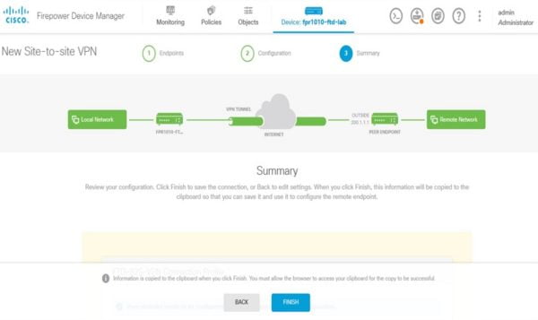 Site to Site VPN Configuration on FTD » Network Interview