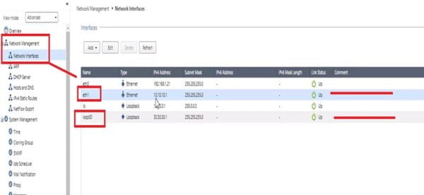 Check Point Routing: Gaia Portal » Network Interview