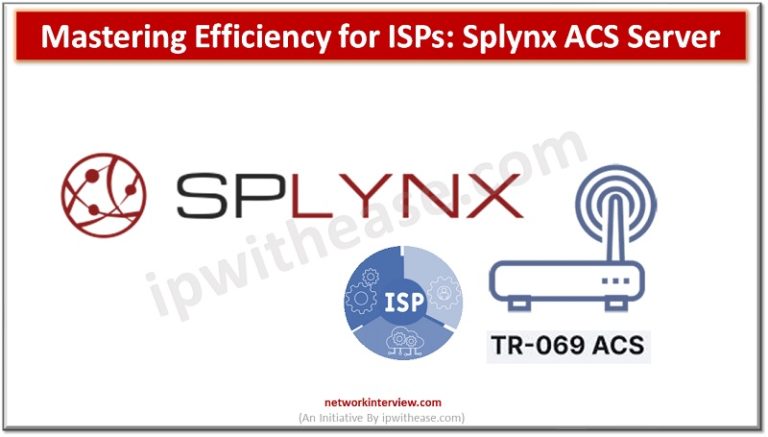 Mastering Efficiency for ISPs: Streamline Provisioning & Device Management with Splynx ACS ...