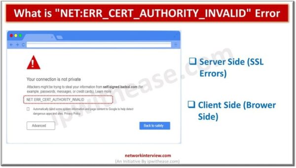 What is "NET:ERR_CERT_AUTHORITY_INVALID" Error? » Network Interview