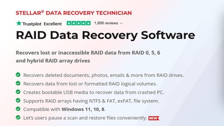 How to recover lost or inaccessible RAID data? Using Stellar Data ...